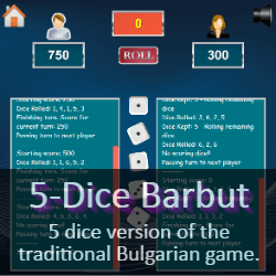 Play 5-Dice Barbut Game Online